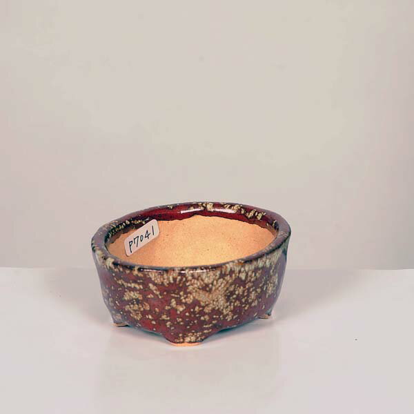 商品説明 浜重兵衛(じゅうべい)　楕円鉢 現代小鉢作家。 大阪で作陶されています。 元々、盆栽が好きな方ですので、成育に適したものを作陶されています。 ぽってりと釉薬を使用されています。 他にはない重量感が魅力です。 サイズ 鉢径：約8.7...