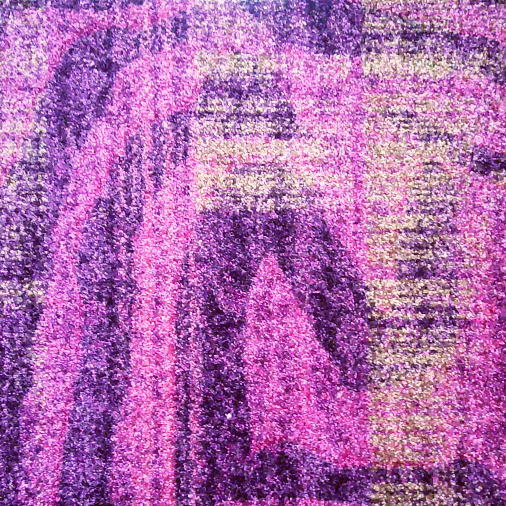 タイルカーペット50×50cm　カットパイル16枚セットETV83パープルピンクとブラックとイエローの混在柄 50×50 リフォーム DIY 床材 家庭用 店舗 オフィス 事務所 業務用 タイルマット 絨毯 50×50cm良品を特価販売 価...