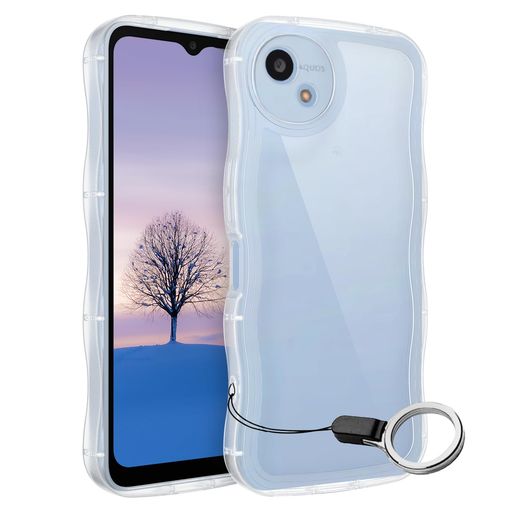 星(塗り潰し)【対応電話モデル】AQUOSwish4(6.6インチ)スマートフォン専用保護カバー。ご注文を確認する前に、必ずお手持ちの機種と選択した機種をご確認ください。 星(塗り潰し)【こだわりのウェーブ湾曲設計】このキュートなウェーブエ...