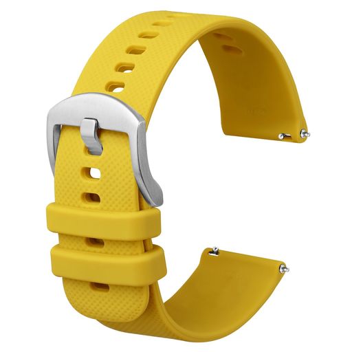 高品質材料:このベルトは耐久性があり、肌にやさしいシリコン素材を使用した、鋭利なエッジがなく、触ってみると柔らかく、手首に適しています 簡単な着脱:ベルトにはクイックリリースピンが付いており、指でクイックリリースノブをスライドさせるだけで簡...