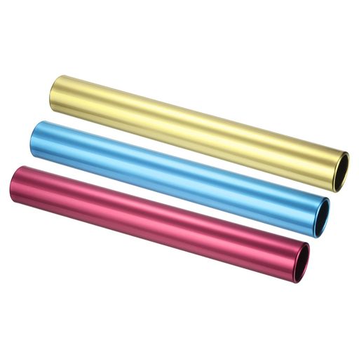 カラー:ブルー、ゴールド、レッド; 各の重量: 約64G; 外径:3.8CM; 全長:30CM; パッキングリスト:3 X バトン(各色1本) 利点:頑丈で耐久性のある電気メッキアルミニウム合金製で、再利用可能、耐腐食性、持ち運びが簡単です...
