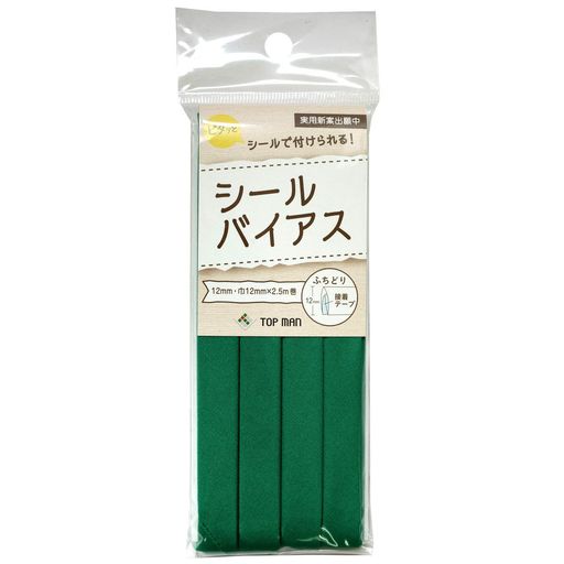 素材/綿100% 本体サイズ:出来上がり幅12mmx2.5m巻