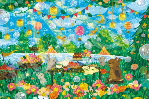 メルヘンアートシリーズの人気作家「むうめぐ」の1000ピースジグソーパズルです。 (C)SORAHANA