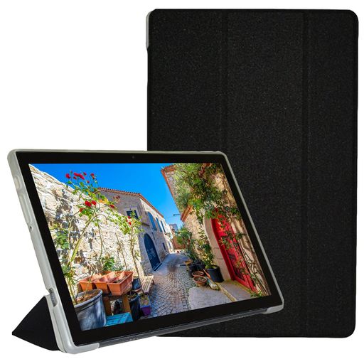 【対応機種】ALLDOCUBESmile1に対応した全面保護型保護ケース。 【スタンド機能】多角的に調節し、両手を解放し、動画、映画鑑賞、読書、ウェブブラウザ、タイピングなどの異なる用途を楽しむことができる。 【全面保護】タブレット本体で作...