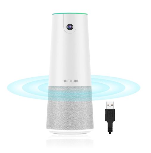 「会議なら・この一台のウェブカメラでOK」NuroumC20会議用ウェブカメラは、カメラ、マイクとスピーカーが搭載され、1台でweb会議に必要な機能が揃いて使い勝手抜群。超広角100°ウェブカメラ、4つの内臓マイクは最大半径4メートルの音を...