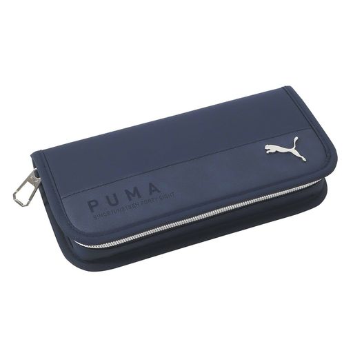【仕様】鉛筆ホルダー付きで整理整頓しやすいペンケース! 【本体サイズ】H40xW220xD95mm、99g 【材質】ポリエステル、PU 【カラー】ネイビー 【収容量】鉛筆ホルダーには鉛筆や赤鉛筆など7本挿せる。底面にはハサミや消しゴムなど立...