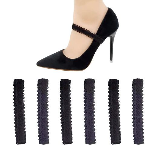 【高品質素材】靴ひもは高品質の伸縮性ニット素材で作られています、滑り止め、伸縮性が良く、長持ちします、ようにピタッとくっついてパカパカせずとても歩きやすいです、黒、白、肌色の三つの色があります。 【脱げ防止】滑りやすい耐摩耗性、良好な安定性...