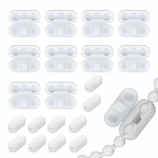 1.10個プラスチックチェーンコネクタ(プラスチックビーズチェーンは含まれていません)、ボールチェーンに適合:4.5x6mm(ボールの直径*ボールの距離)。 2.耐久性と頑丈さを備えたプラスチック素材で作られています、手触りが良く軽量です。...