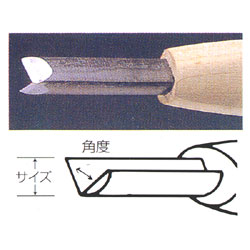 プロ仕様の彫刻等「三木章刃物本舗」を是非耐久性・耐磨耗性・強靭性（長切れ・ねばさ）に最も優れている刃物専用の鋼です。プロ仕様となっています。刃の部分が短くなったら持ち手の木を削り、長年愛用することができます。生産国：日本※こちらは職人の手作...