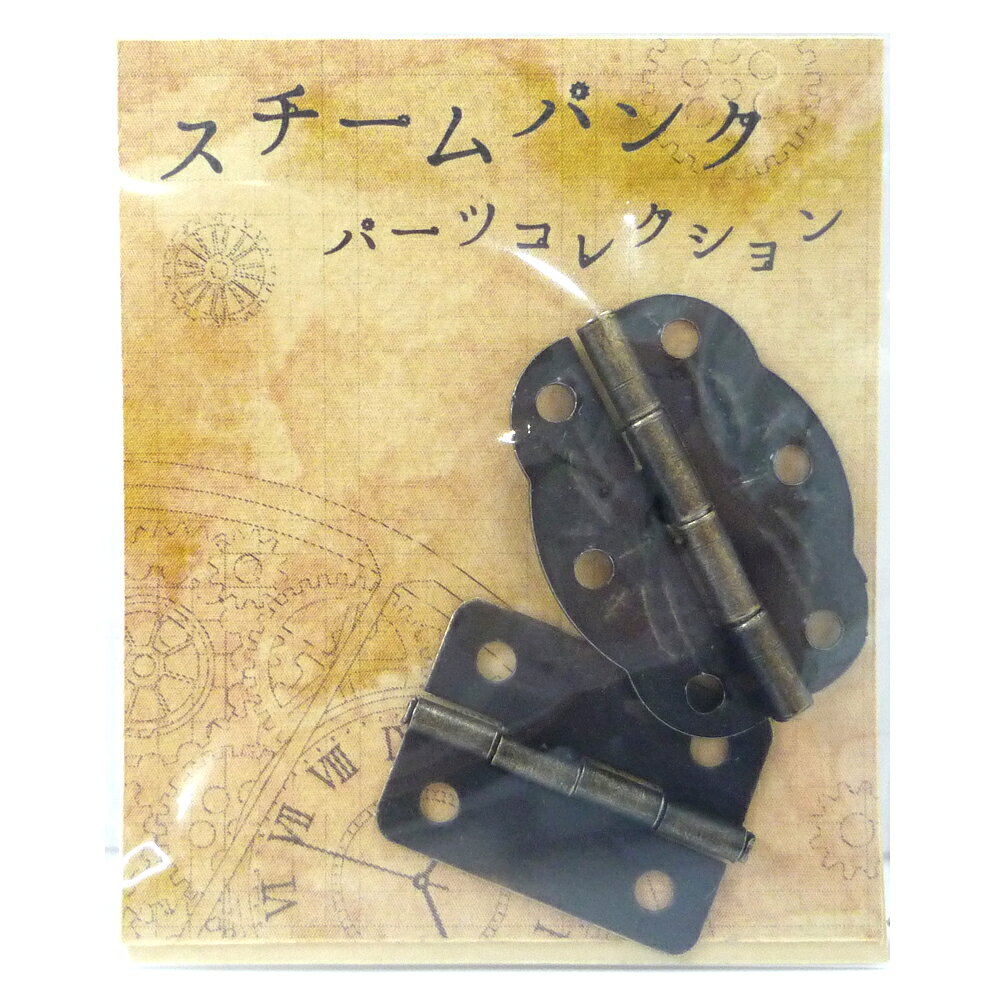 異質なパーツを機械的に組み合わせて作る、ロマンチックで未来的なDYI。スチームパンク風のパーツでアクセサリーなどを作ってみませんか？パッケージサイズ:H90×W62mm生産国:中国素材:鉄●お取り扱い上のご注意・本製品は小さな部品や先の尖っ...