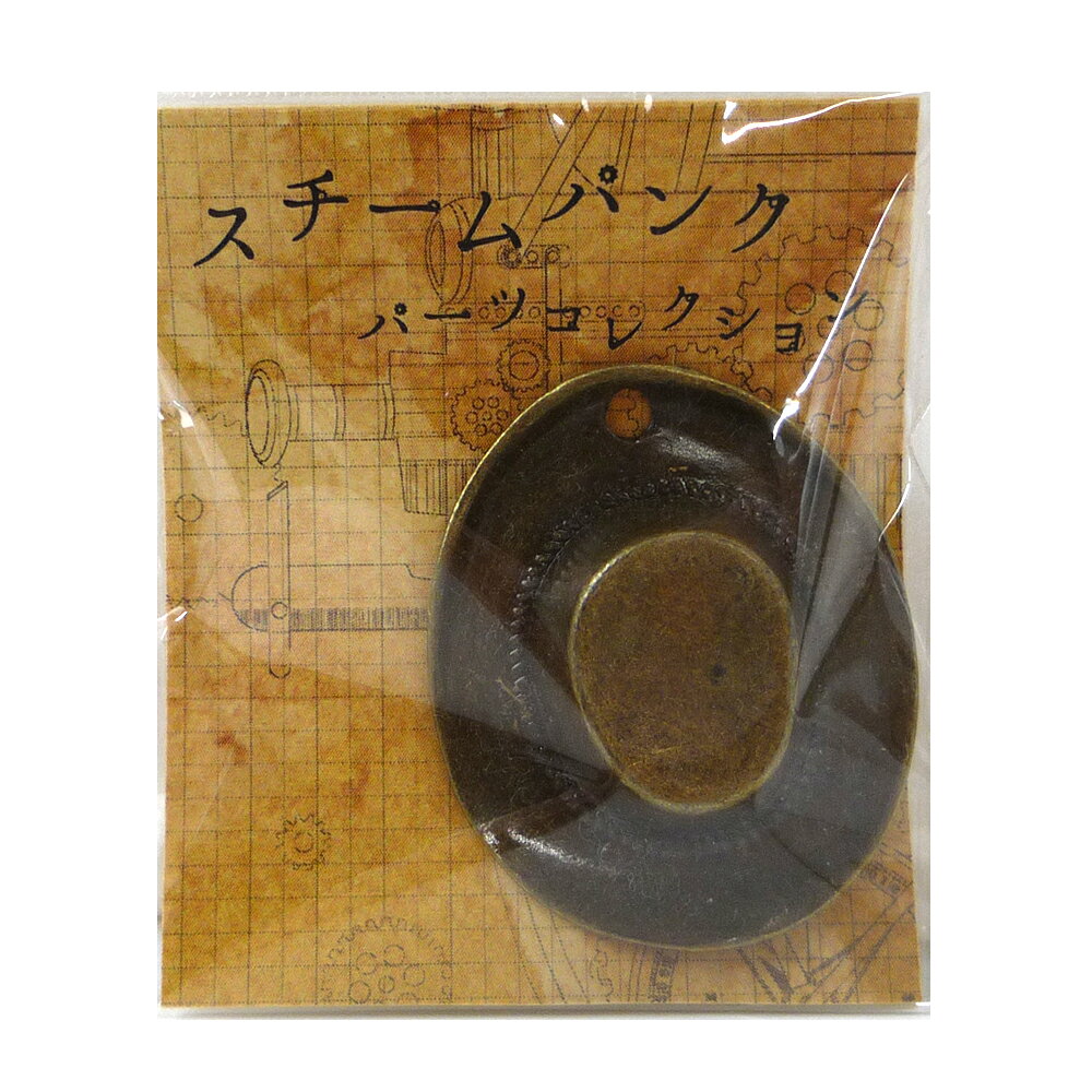 異質なパーツを機械的に組み合わせて作る、ロマンチックで未来的なDYI。スチームパンク風のパーツでアクセサリーなどを作ってみませんか？パッケージサイズ:H90×W62mm生産国:中国素材:亜鉛合金●お取り扱い上のご注意・本製品は小さな部品や先...