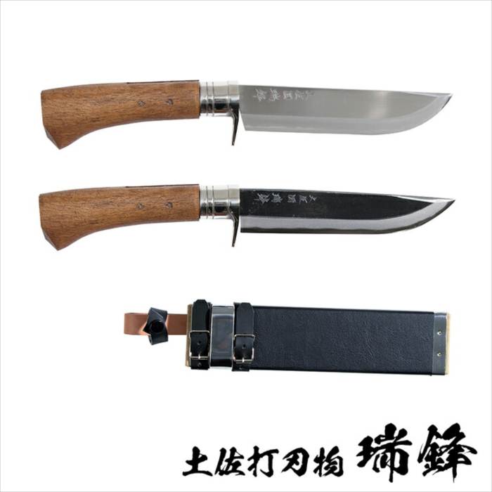 【サイズ】：柄の長さ 14.8cm【刃の重さ(約)】：(磨き)0.31kg / (黒打ち)0.34kg【備考】：両刃/青紙2号鋼割り込み/木製鞘付き狩猟解体、魚捌き、蔓・ロープの切断、包丁の代わりとして、山懐を満喫する必需品耐摩耗性に優れ粘...