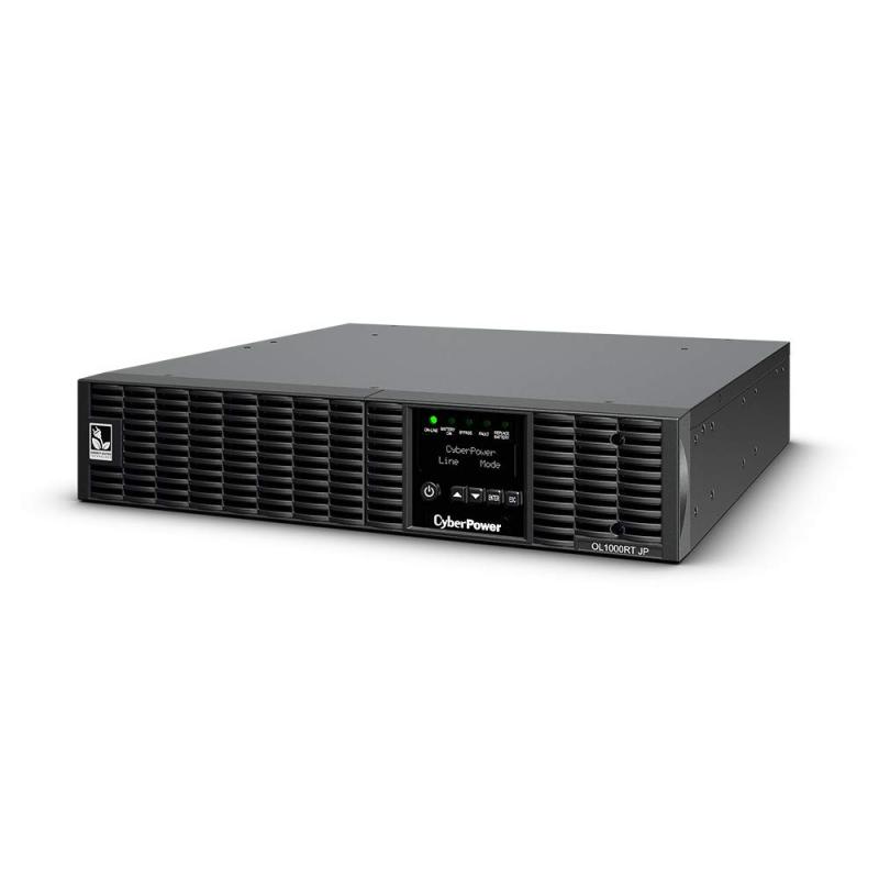 CyberPower (サイバーパワー) OL1000RTJP 無停電電源装置 UPS 常時インバータ/正弦波 1000VA/900W 企業用 2Uラックマウント型 3年ラック/タワー両用UPS保護対象：サーバー、ワークステーション、NAS...