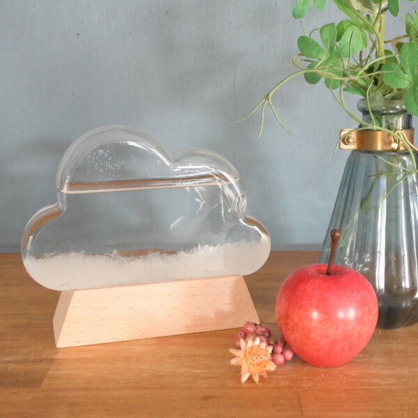 【2025.9】ストームグラス クラウド ストームグラスは19世紀初頭ヨーロッパでの航海時の気象予測ツールとして使われていました。 正確な気象情報を予測するためにはお使いいただけませんが、 気象環境の変化によって液体の中の結晶がユニークに変...