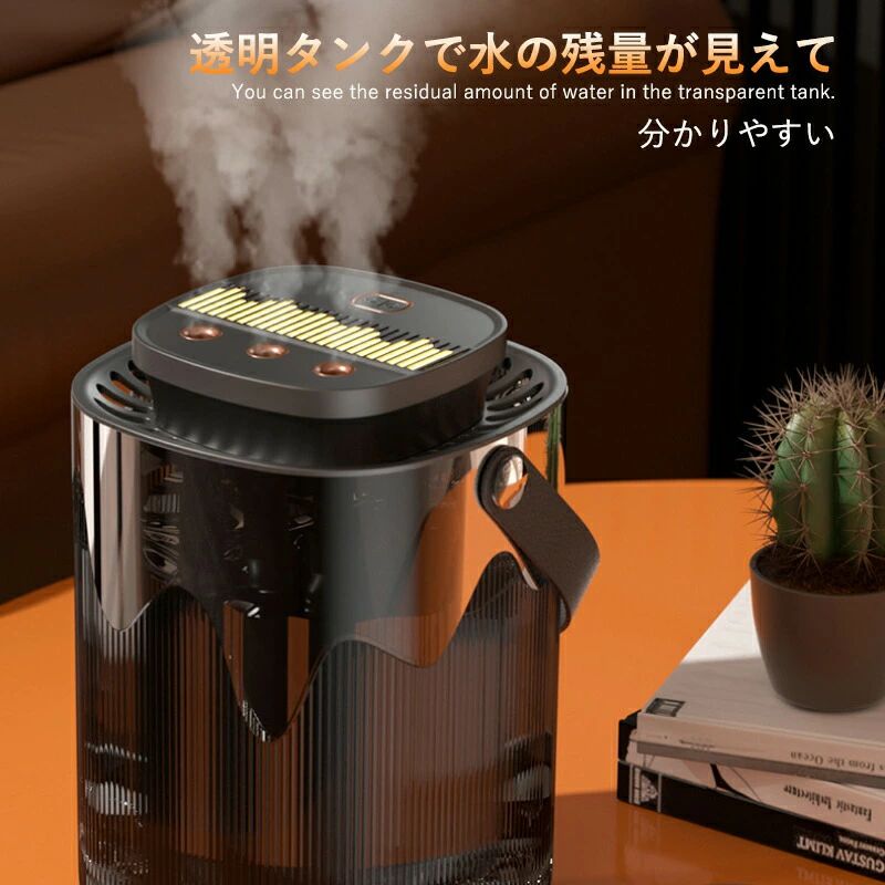 商品説明〔商品名〕加湿器 スチーム式 大容量 手提げ 加湿器 充電式 3L 卓上加湿器 ダブルミスト 空気清浄機 空焚き防止 乾燥防止 省エネ オフィス 会社 家庭用 寝室 学生 寮 ミニ かわいい usb 携帯式 充電 ワイヤレス 車載 ...