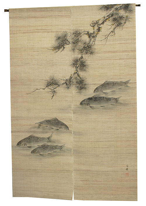 Traditional Japanese curtain NOREN - DOMO ARIGATO JAPAN