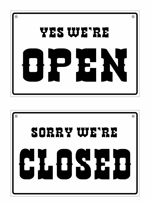 名入れタイプ、他のデザイン幅約30×高約20cmシリーズはこちら→ 【オープンクローズ両面パネル看板・サイズ：幅約30×高約20cm・エルドラード OPEN CLOSED 上部に名入れ】アルファベット大文字のみ ショップのOPEN／CLOS...