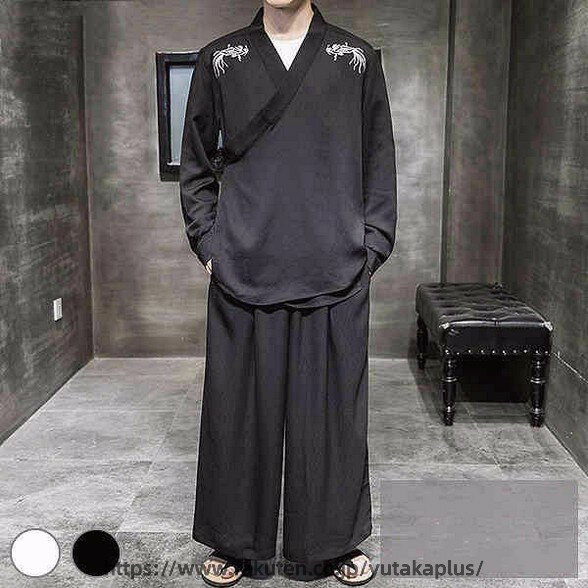 サイズM L XL 2XL 3XL 4XL 5XLサイズについての説明サイズ （約 cm） 　M：トップス着丈70・胸囲104・肩幅44・袖丈60 　M：ボトムス着丈89・ウエスト66-・ヒップ103 　L：トップス着丈72・胸囲108・肩...