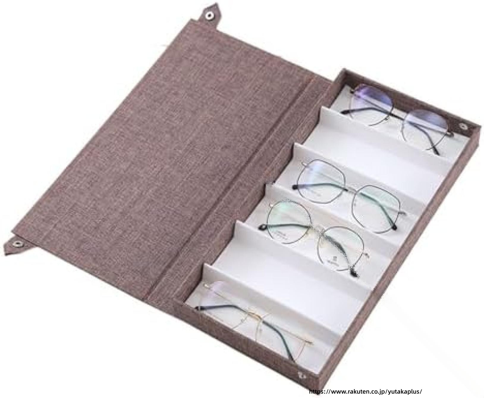 .サングラス 収納 ケース は 眼鏡 ケース として メガネ を 6 本 収納 可能 で 高 耐久 性 が 特徴 です。携帯 に 便利 で おしゃれ な 保護 ケース として コレクション BOX や 眼鏡 ストレージ オーガナイザー とし...
