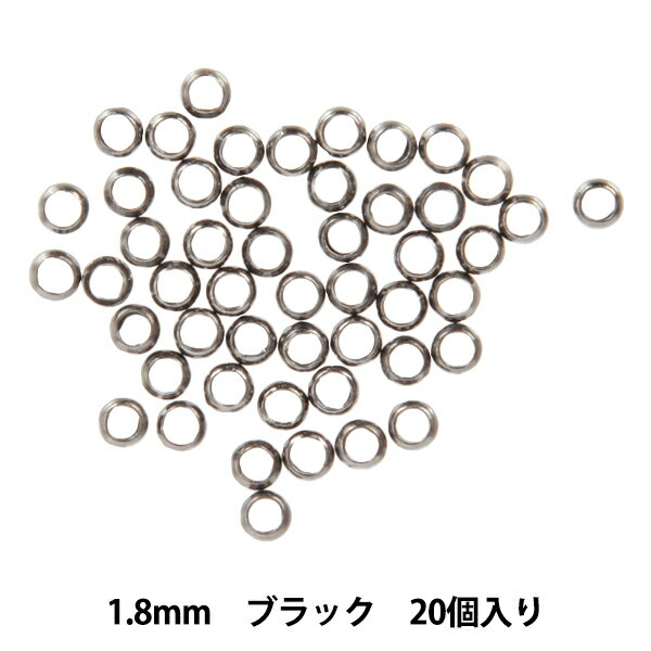 手芸金具 『ストッパー中 ブラック 50個入り』 アクセサリー作りに♪ ワイヤーやテグスに通したパーツを固定したり、端を処理するために使用するパーツです。 [ビーズ 手作り 金具] ◆入数:50個 ◆サイズ:1.8×1mm ◆素材:真鍮 ※...
