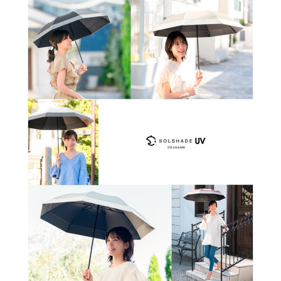 完全遮光100％ 軽量＆2WAY収納日傘 国内日傘ブランド solshade ソルシェード ■ こだわりの高機能生地 ・遮光率100% / UVカット率99.99%以上 ・UPF50+（最高値） ・遮熱率89%以上 / 遮熱効果温度33℃以...
