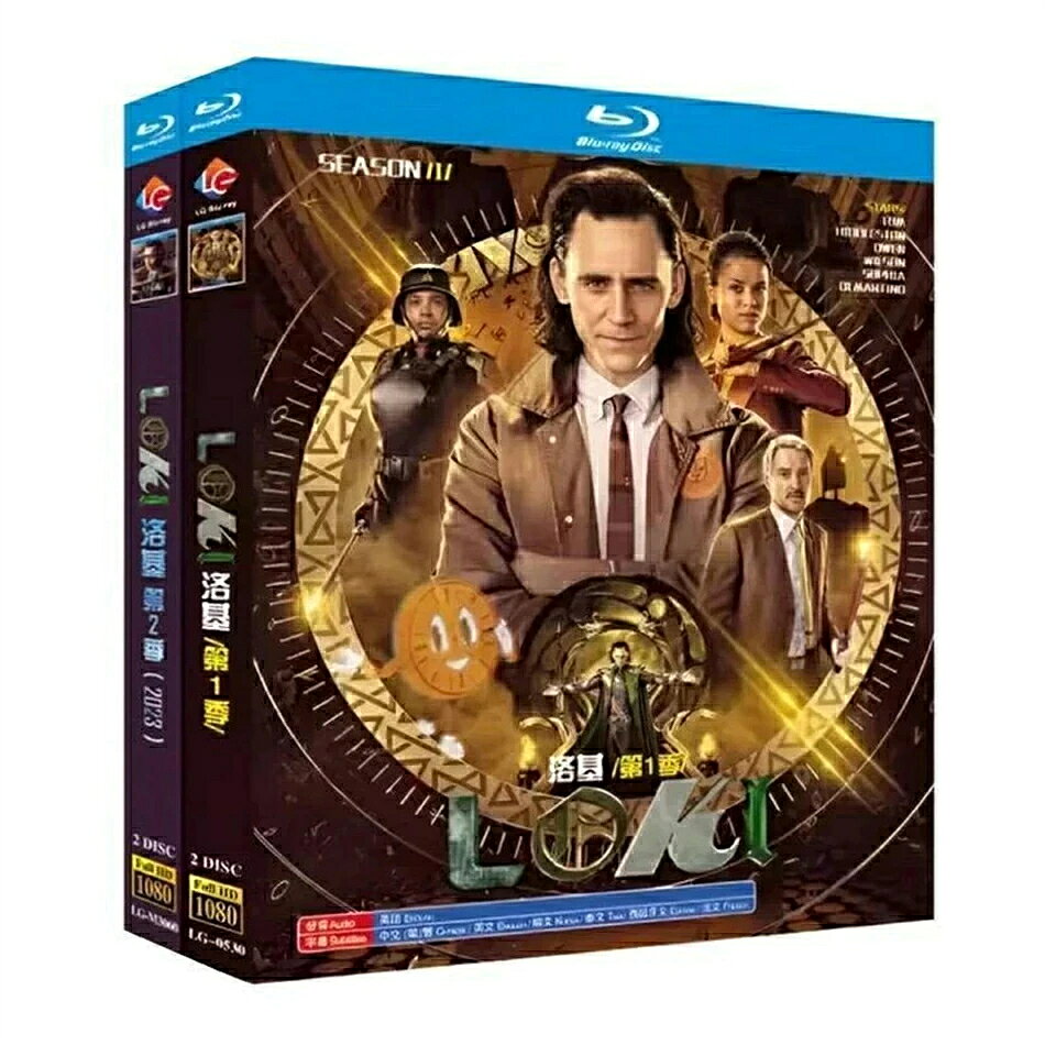 出演 トム・ヒドルストン, オーウェン・ウィルソン, ググ・バサ＝ロー, ソフィア・ディ・マルティーノ 収録内容 Loki / ロキ シーズン1+2 全12話を収録。Blu-ray BOX。完全版。全巻。日本語吹き替え版。 言語・字幕 英語...