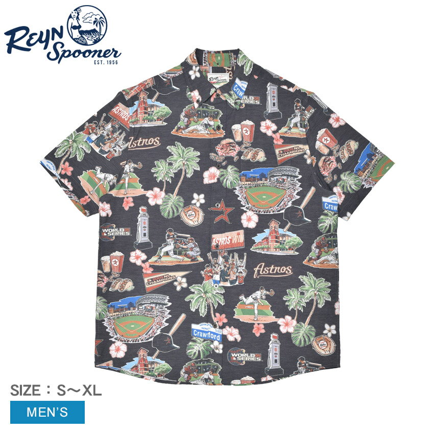 《アイテム名》 レインスプーナー 半袖シャツ REYNSPOONER メンズ HOUSTON ASTROS SCENIC PERFORMANCE BUTTON FRONT M680113125 《アイテム説明》 レインスプーナーより「HOU...