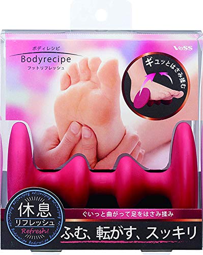 ◆商品名：ベス ボディレシピ フットリフレッシュ (ふつう) ピンク 1個 (x 1)商品サイズ (幅×奥行×高さ) :125 mm × 82 mm × 136 mm内容量:1個