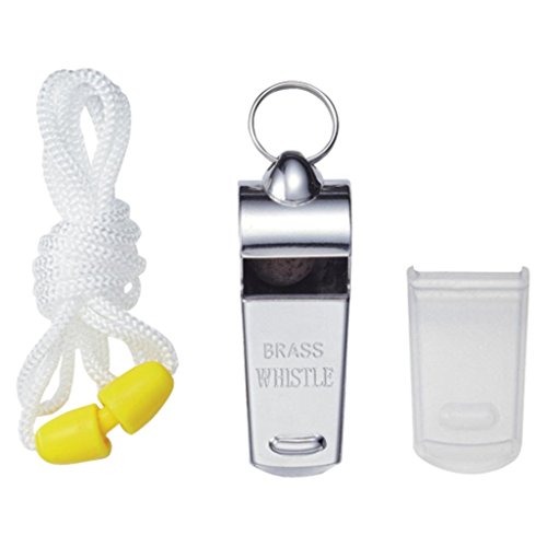 ◆商品名：クツワ 呼子笛(キャップ付き) RW005 00028801【まとめ買い10個セット】吹き口カバー付（シリコーンゴム製）カバーはやわらかいのでくわえやすくすべりにくいカバーをつけたまま吹くことができる首から下げられて安全な着脱スト...