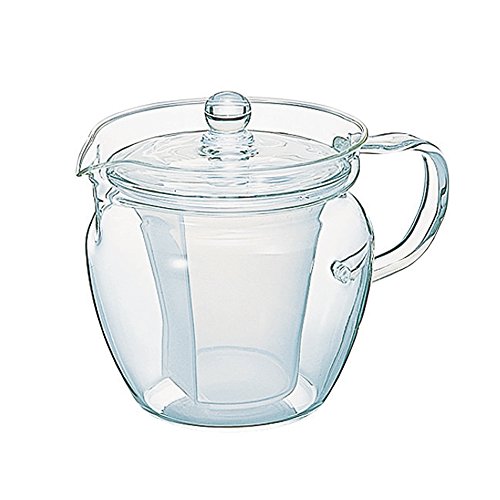 ◆商品名：HARIO 耐熱ガラス急須 茶茶・なつめ 2人用 360ml CHRN-2Nサイズ:幅15×奥行10.5×高11.6cm原産国:日本材質:本体・フタ/耐熱ガラス、茶こし/ポリプロピレン、メッシュ部分/ポリエステル実用容量:360m...