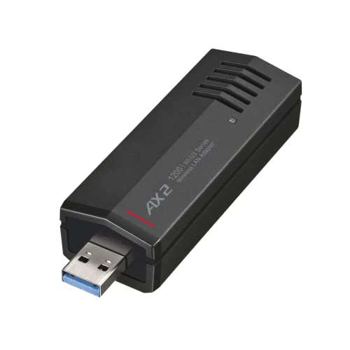 ◆商品名：バッファロー 11ax/ac/n/a/g/b 無線LAN子機 USB3.0 内蔵アンテナタイプ WI-U3-1200AX2/N【準拠規格】IEEE802.11ax /IEEE802.11ac /IEEE802.11n / IEEE...
