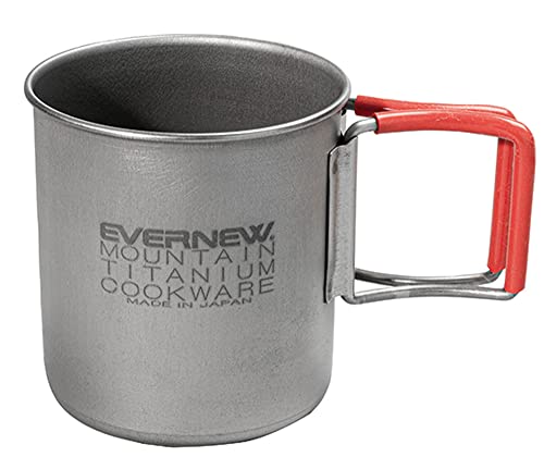 ◆商品名：エバニュー(EVERNEW) Ti FH Mug 300 ECA541シングルウォールマグカップの定番サイズ。サイズ : 径69x深さ80mm容量 : 300ml素材 : チタン(国内製造) 取っ手部シリコンチューブ付き質量 : 59g
