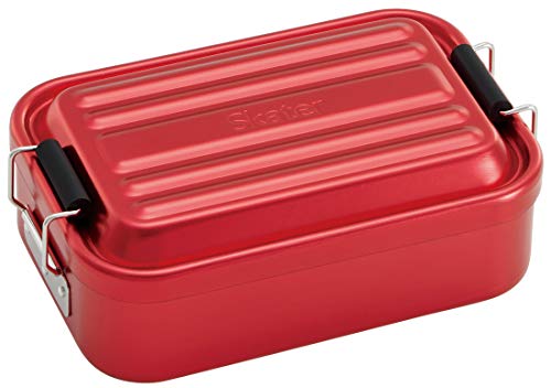 ◆商品名：スケーター(Skater) 弁当箱 アルミ 600ml ふわっと盛れる ランチボックス レッド AFT6B-Aサイズ:幅10.8×奥行17.2×高さ5.6cm素材・材質:本体＝アルミニウム合金 止め具＝ステンレス 仕切＝ポリプロピ...