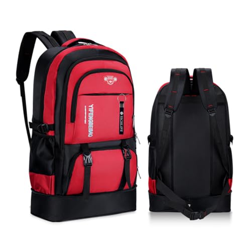◆商品名：[Techlife] バックパック メンズ レディース 大容量 約50L リュックサック 登山 拡張 撥水 多機能 出張 旅行 通勤 通学 防災 キャンプ用 ビジネスリュック 男女兼用 登山リュック【約52リットル大容量設計】サイ...