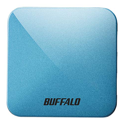 ◆商品名：バッファロー BUFFALO 無線LAN親機 11ac/n/a/g/b 433/150Mbps トラベルルーター ターコイズブルー WMR-433W2-TB【iPhone13メーカー動作確認済み】持ち運びに便利な超軽量・コンパクト...