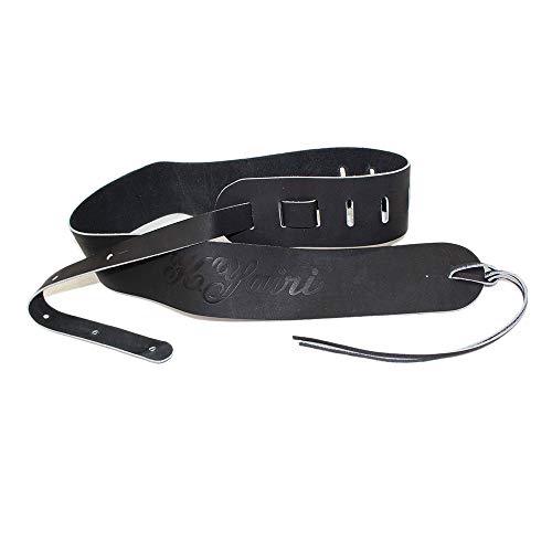 ◆商品名：K.YAIRI KYS-2800 BLK 本革ギターストラップ