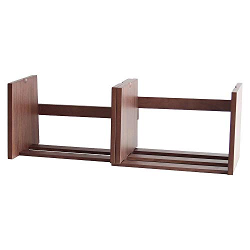 ◆商品名：ヒョウトク 市場(Marche) ブックスタンド 木製 スライド Libro 幅35.5X奥21x高さ22cm ダークブラウン カラー展開 ILB-3072DBR横幅調節が可能なかわいい本立て。幅35.5～65cmまで調節可能です...
