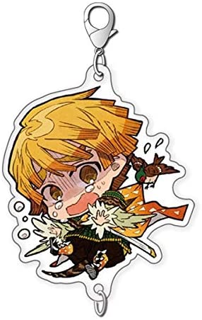 【商品紹介】 【サイズ】約40×40mm 【素材】アクリル 【その他】黒マツバ、マルカン、カニカン付き 人と鬼とが織りなす哀しき兄妹の物語が今、始まる———！ 新たな少年漫画の金字塔として存在感を示す「鬼滅の刃」より、 ちぇいんコレクション...