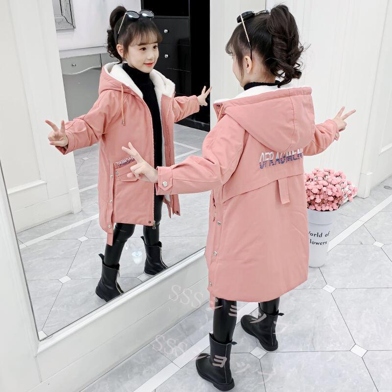 商品紹介 キッズコート 裏起毛 子供服 キッズ ジャケット 子供コート ボアコート 子供 中綿コート ロングコート フード付き 中綿ジャケット 冬用 アウターコート 防寒コート 女の子コート 厚手 キッズ服 ジュニア ガールズ 秋冬アウター...