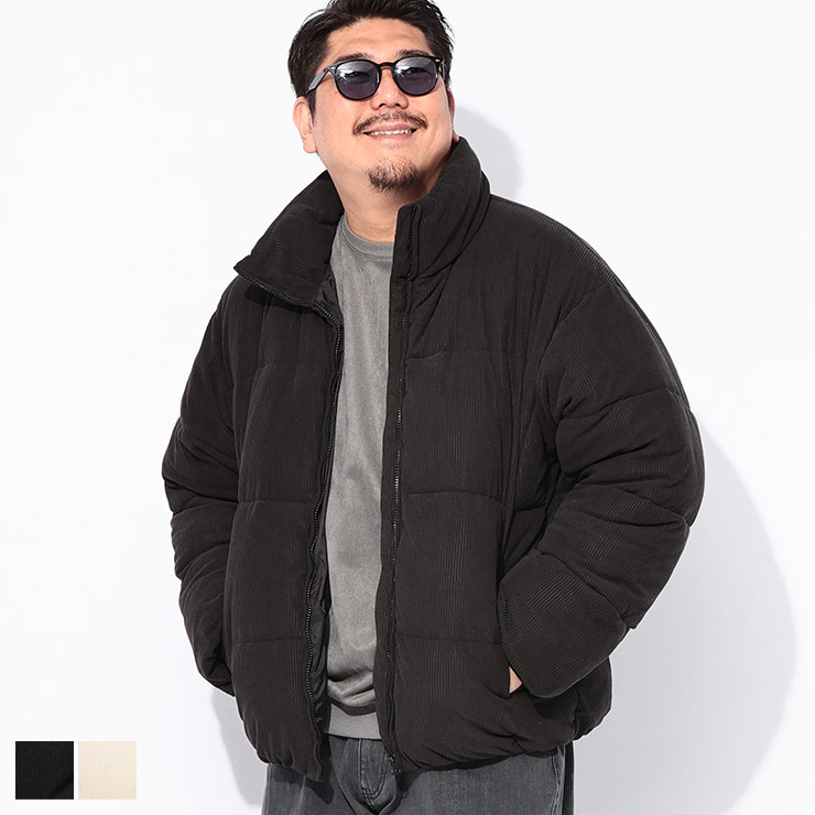 B＆T CLUBのコーデュロイ フルジップ 中綿 ボリューム ブルゾンは、季節感あふれる温かいコーデュロイ素材を使用し、ふっくらとした中綿で抜群の保温性を誇ります。トレンドのボリューム感とフルジップ仕様で着やすく、寒い日のカジュアルスタイル...