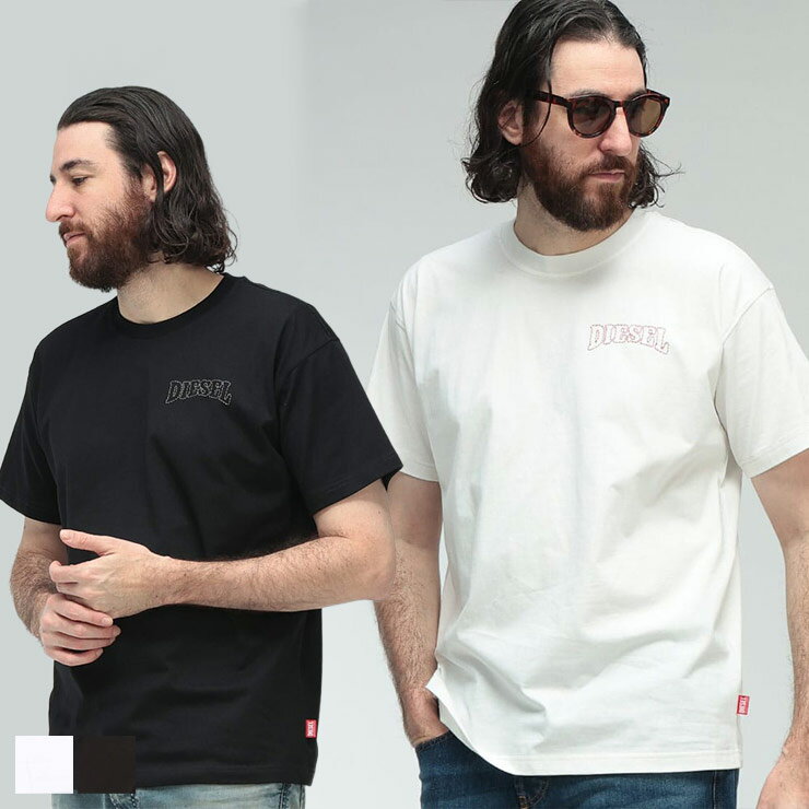 ミニマリズムに宿る自信。洗練のステッチロゴTシャツ。イタリアのプレミアム・カジュアルDIESEL（ディーゼル）から、洗練されたディテールが光る、大人のためのクルーネックTシャツが登場。最大のポイントは、胸元に施された繊細なステッチロゴ（刺繍...