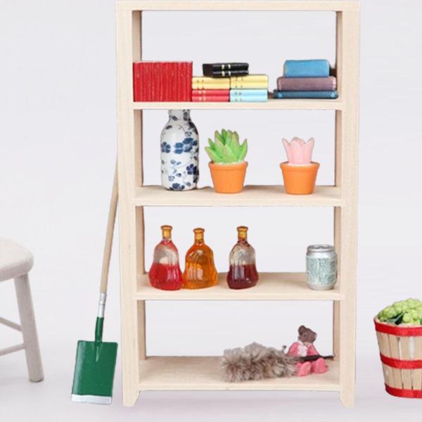 説明:[素材]: ドールハウスミニチュアディスプレイラックは木製素材で作られており.耐久性があります.[おもちゃのふり]1:12スケールのミニチュア木製棚モデル.人形のシーンを飾るふりをすることができます.[1:12ドールハウスアクセサリー...