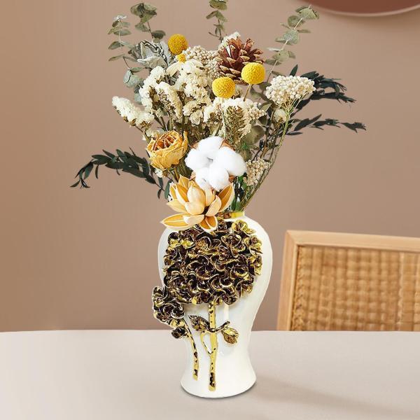 説明:[セラミックジャー]:絶妙な蓋付きのヨーロピアンスタイルのセラミック装飾保存容器.滑らかで繊細でエレガントなセラミックジンジャージャーは.家庭のリビングルームの装飾に最適です.[高品質素材]:磁器ジンジャージャーは高品質のセラミック素...