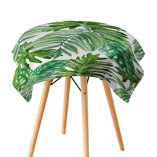 説明: ヨーロッパの牧歌的なスタイルのテーブルクロス. 高品質のポリエステル生地で作られ.美しい熱帯植物のパターンで印刷されました. 防水性と頑丈な機能で簡単に洗濯できます. パティオ.庭園.キッチンルーム.ダイニングルーム.ファミリールー...