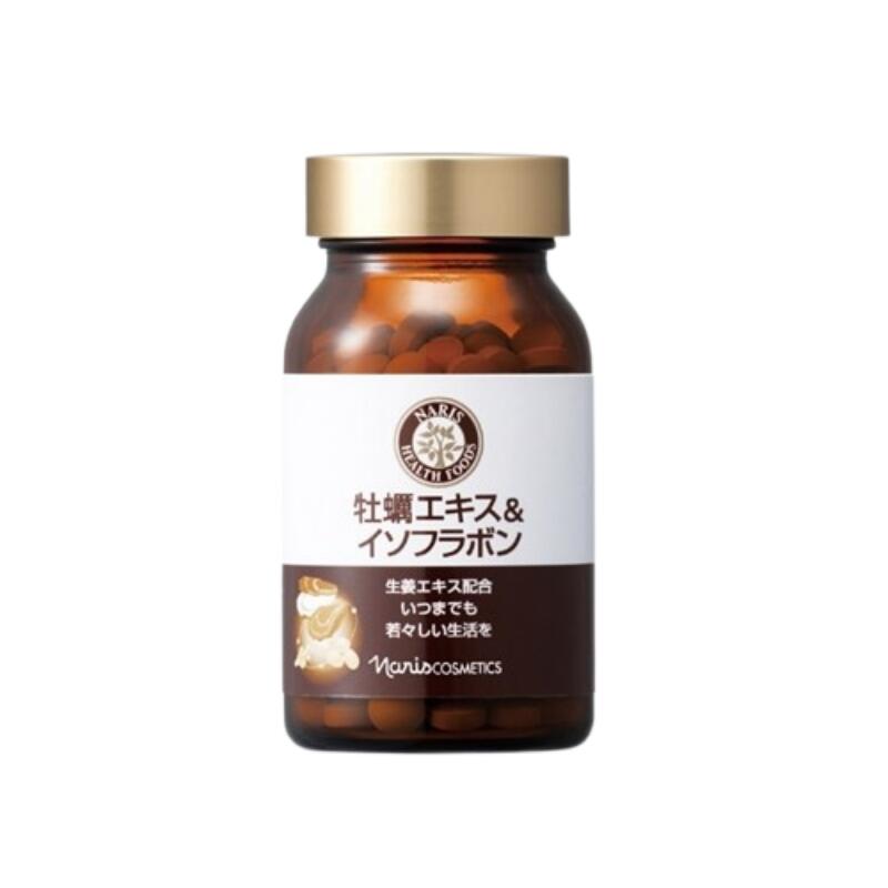 ナリス 牡蠣エキス＆イソフラボン 66.6g〈370mg×180粒） ナリス化粧品 牡蠣エキス&イソフラボンは、「海のミルク」ともいわれている広島産の「牡蠣」を酵素処理し た牡蠣エキスと大豆イソフラボン、生姜エキス を配合した健康食品です。...