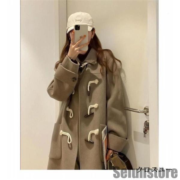 チェスターコート レディースアウター ラシャコート ジャケット 通勤 2022秋冬新作商品詳細素材：ラシャ＆ポリエステル着丈：ロング柄：無地季節：春秋冬カラー：ブラウンサイズ：S M L XL 2XL