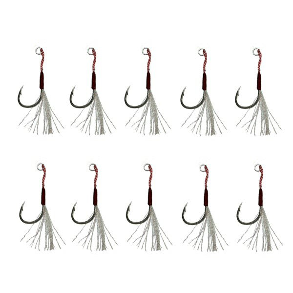 耐摩耗性と耐腐食性に優れています。 高炭素鋼、耐海水フック。 針 &nbsp; 長さ（胴,軸）38mm &nbsp; 幅21mm &nbsp; フトコロ17mm &nbsp; 全長57mm ※実測サイズで誤差があります。