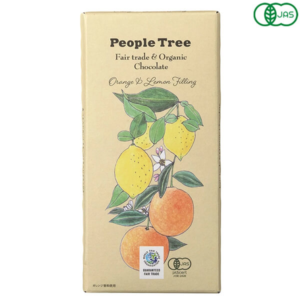 ピープルツリー 有機オレンジ＆レモンフィリングは、オレンジ＆レモン風味のやわらかなクリームフィリングを黒糖チョコレートで包んだ、甘酸っぱく爽やかな味わいのチョコレートです。 ＜ピープルツリー＞ おしゃれな服、かわいい雑貨、おいしい食べ物。 ...