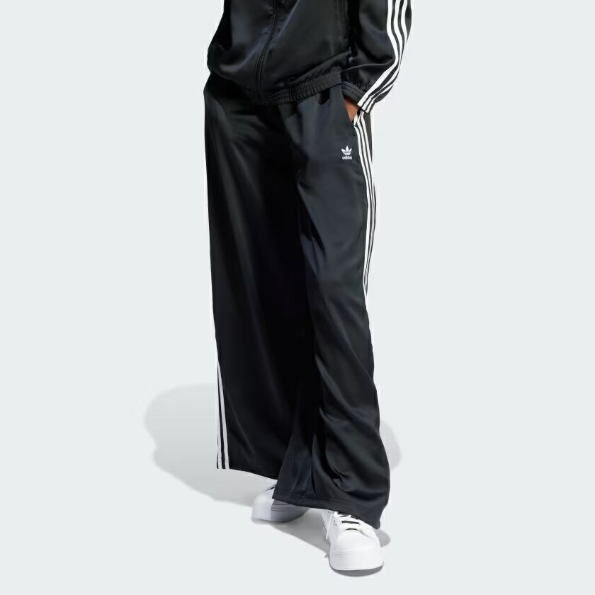 (アディダスオリジナルス) adidas originals アディカラー サテン ワイドレッグ トラックパンツ レディース ウィーメン KNZ08 IU2520 WOMEN'S ADICOLOR SATIN WIDE‐LEG TRACK ...