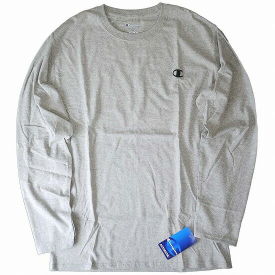 (チャンピオン) Champion Champion 長袖Tシャツ T2228 806 COTTON JERSEY LONG-SLEEVE T SHIRT 長袖Tシャツ OXFORD GRAY 【FABLIC】 綿 90%ポリエステル 10...